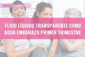 Flujo líquido transparente embarazo primer trimestre: ¿normal?